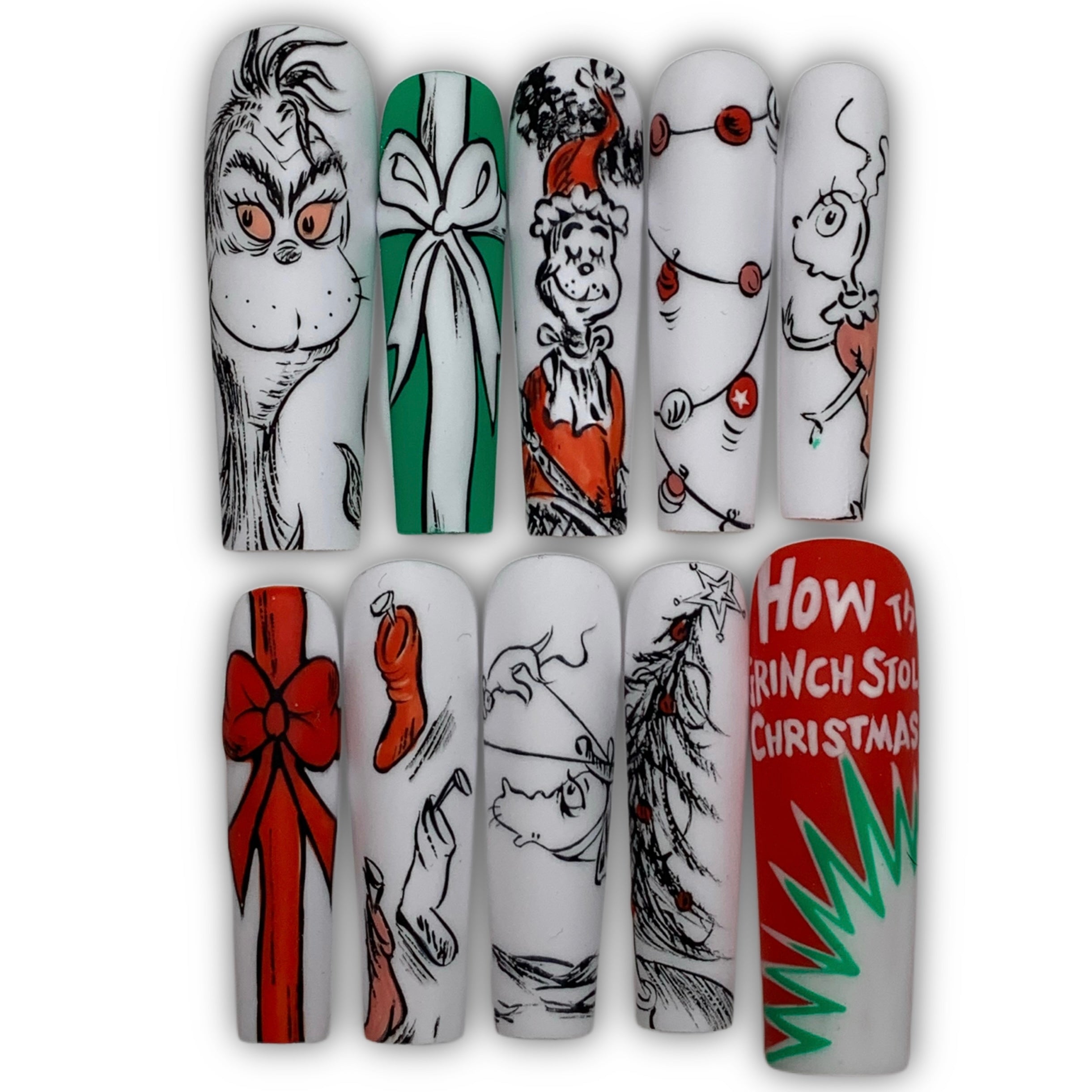 Classic Storybook Grinch – NAIL ADDICT NAILZ